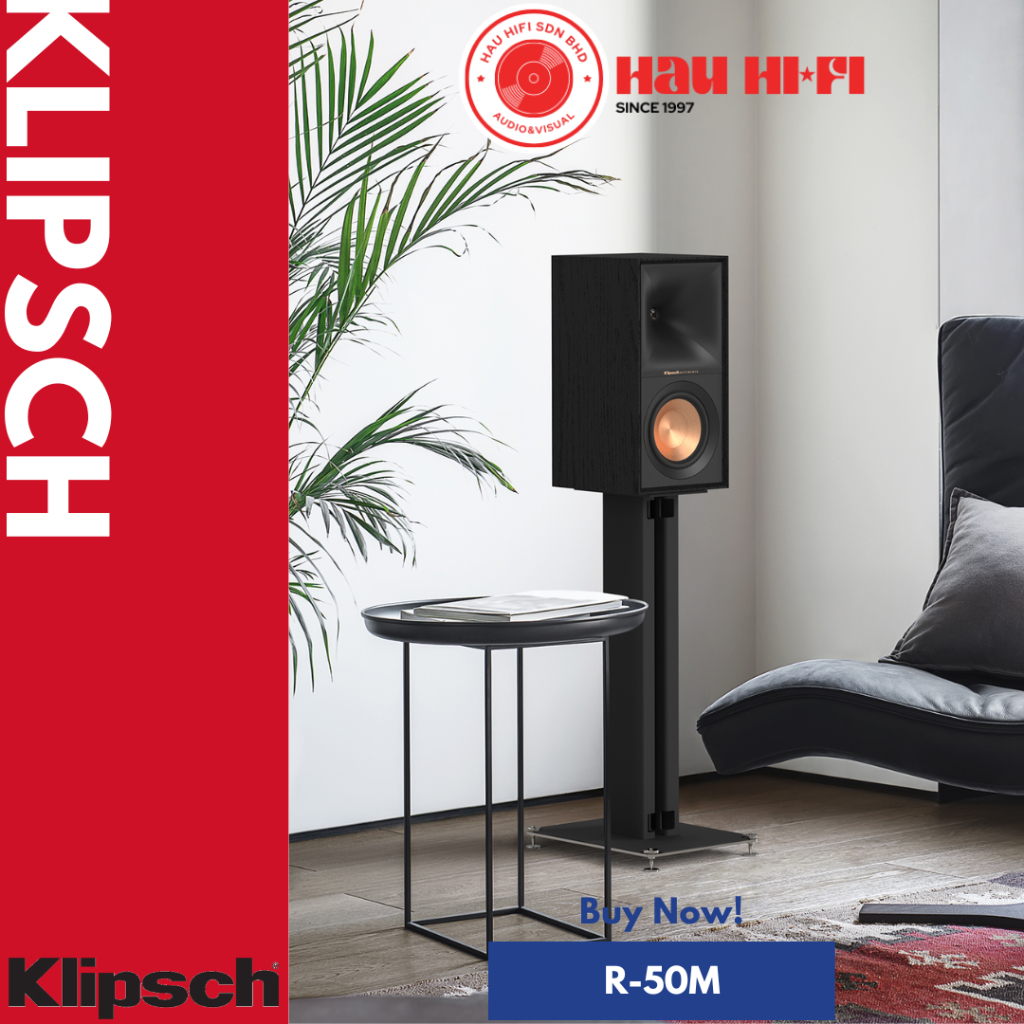 Klipsch R-50M Bookshelf Speaker | Shopee Malaysia