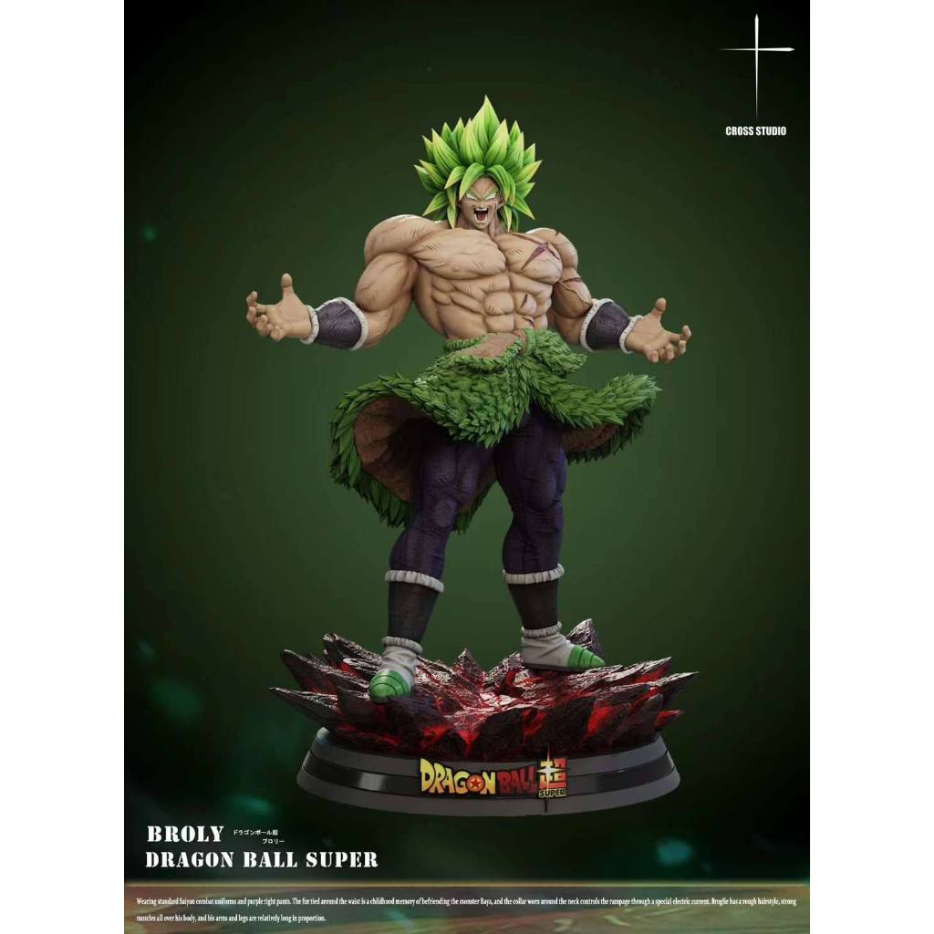 Cross Studio - Full Power Broly Dragon Ball Super Series 001 Resin ...
