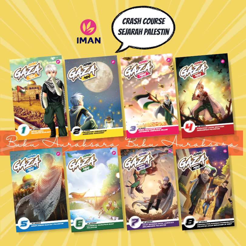 Komik Gaza Mini 8 siri Sejarah Palestin 🦋 Auraksara Komik Iman | Shopee ...