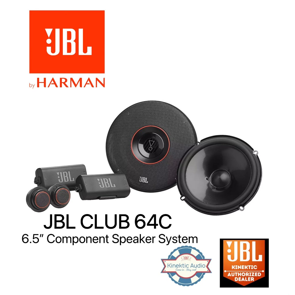JBL Club 64C - Club Series 6-1/2" component speaker system / Car component speaker system ...