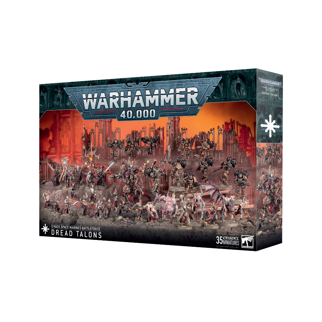 WARHAMMER 40K: CHAOS SPACE MARINE BATTLEFORCE DREAD TALONS | Shopee ...