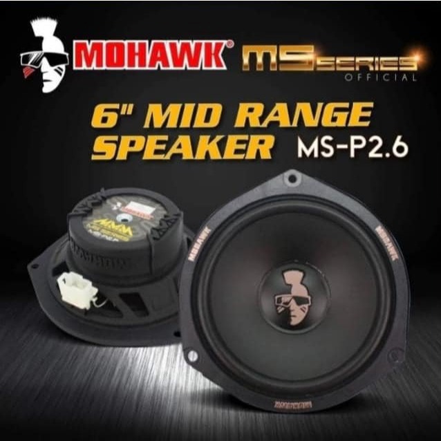 MOHAWK Ms Series 6" Ms-P2.6pro Mid ranger Speaker Plug & Play Spk ...
