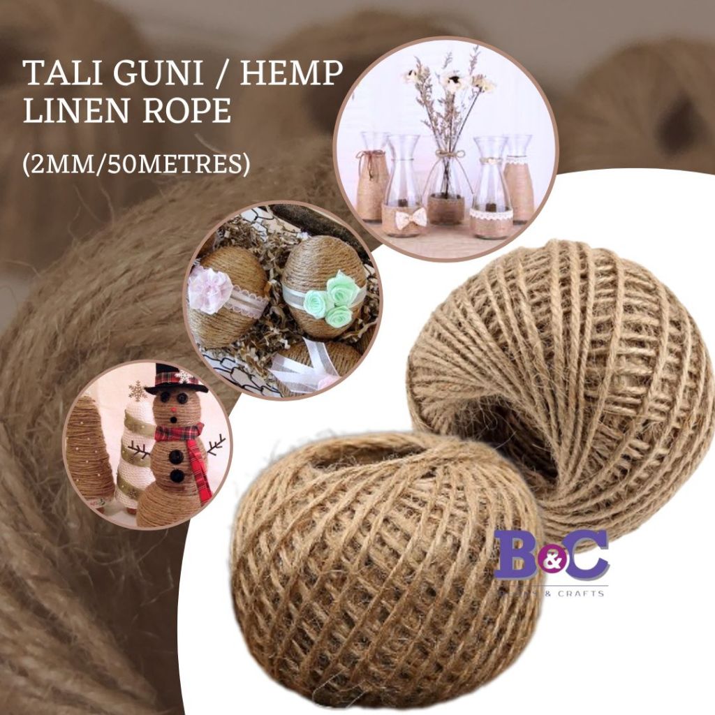 Hemp Rope / Jute Rope/ Tali Guni | Shopee Malaysia