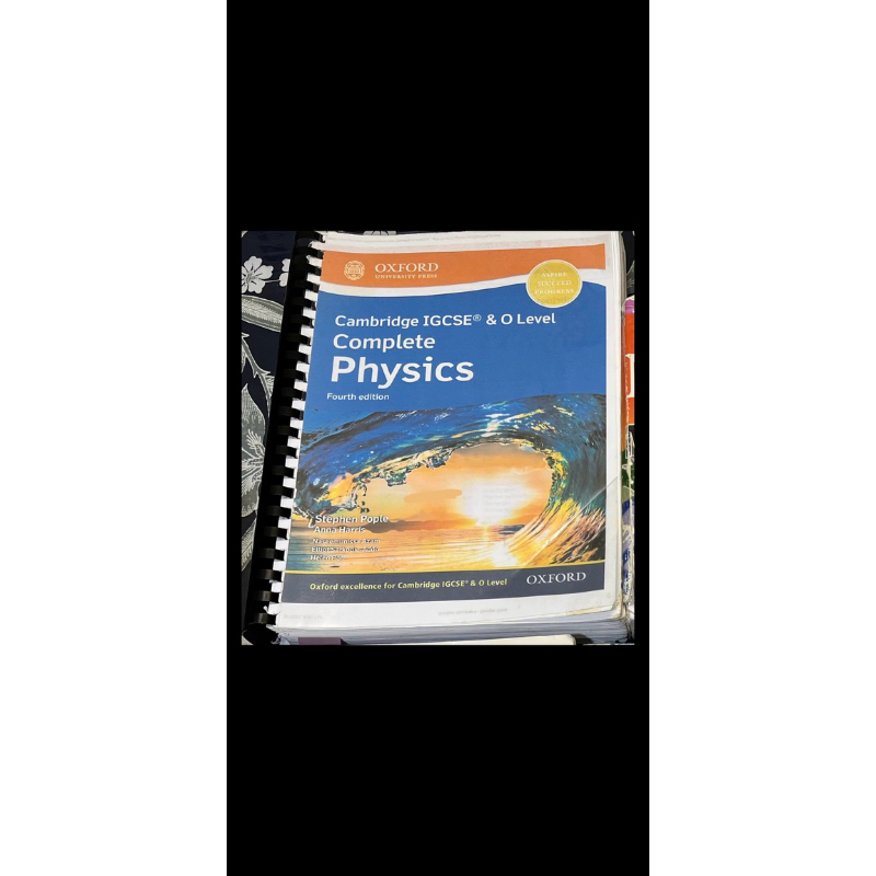 READY STOCK | IGCSE CAMBRIDGE & O LEVEL COMPLETE PHYSICS TEXTBOOK ...