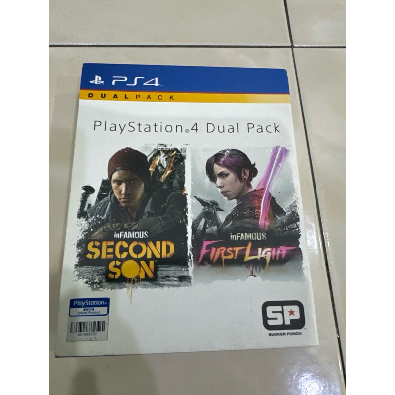 ps4 used game second son/first light (Chi/Eng) | Shopee Malaysia