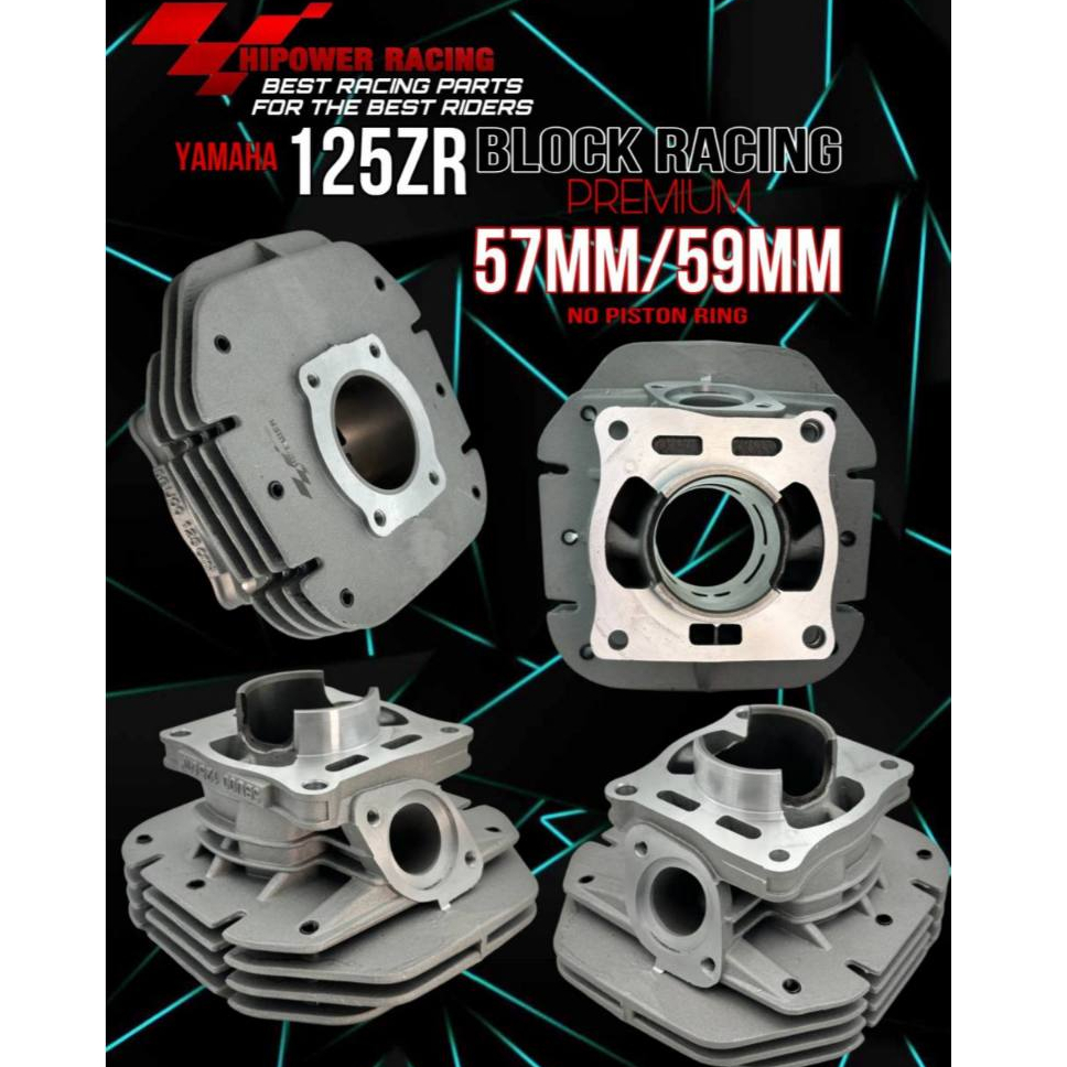 Y125ZR Y125Z Y125 HIPOWER HI POWER RACING BLOCK ONLY ( NO PISTON ) 57MM & 59MM | Shopee Malaysia