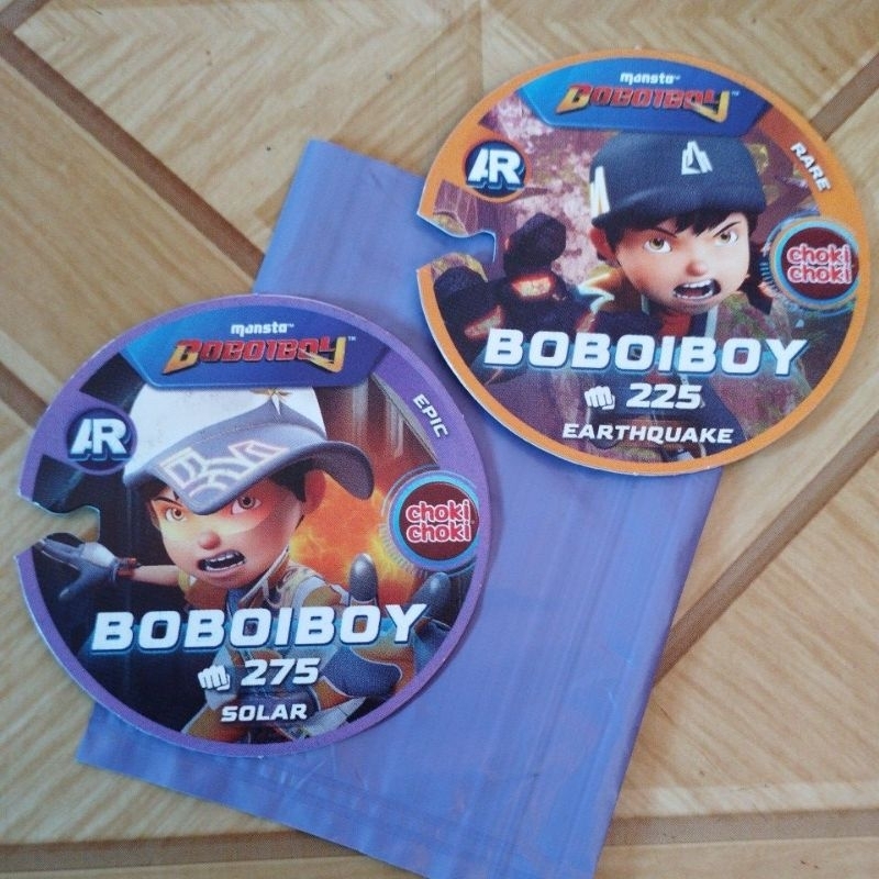 monsta boboiboy choki choki AR epic and rare card | Shopee Malaysia