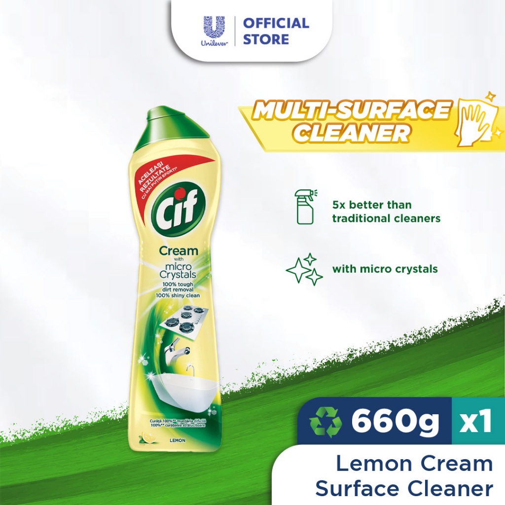 Cif Cleaning Cream Lemon (660ml) | Shopee Malaysia