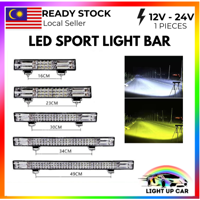 LUC CAR LED 12V 24V SPORT LIGHT KERETA LORI SPORTLIGHT LED SPORT LIGHT ...