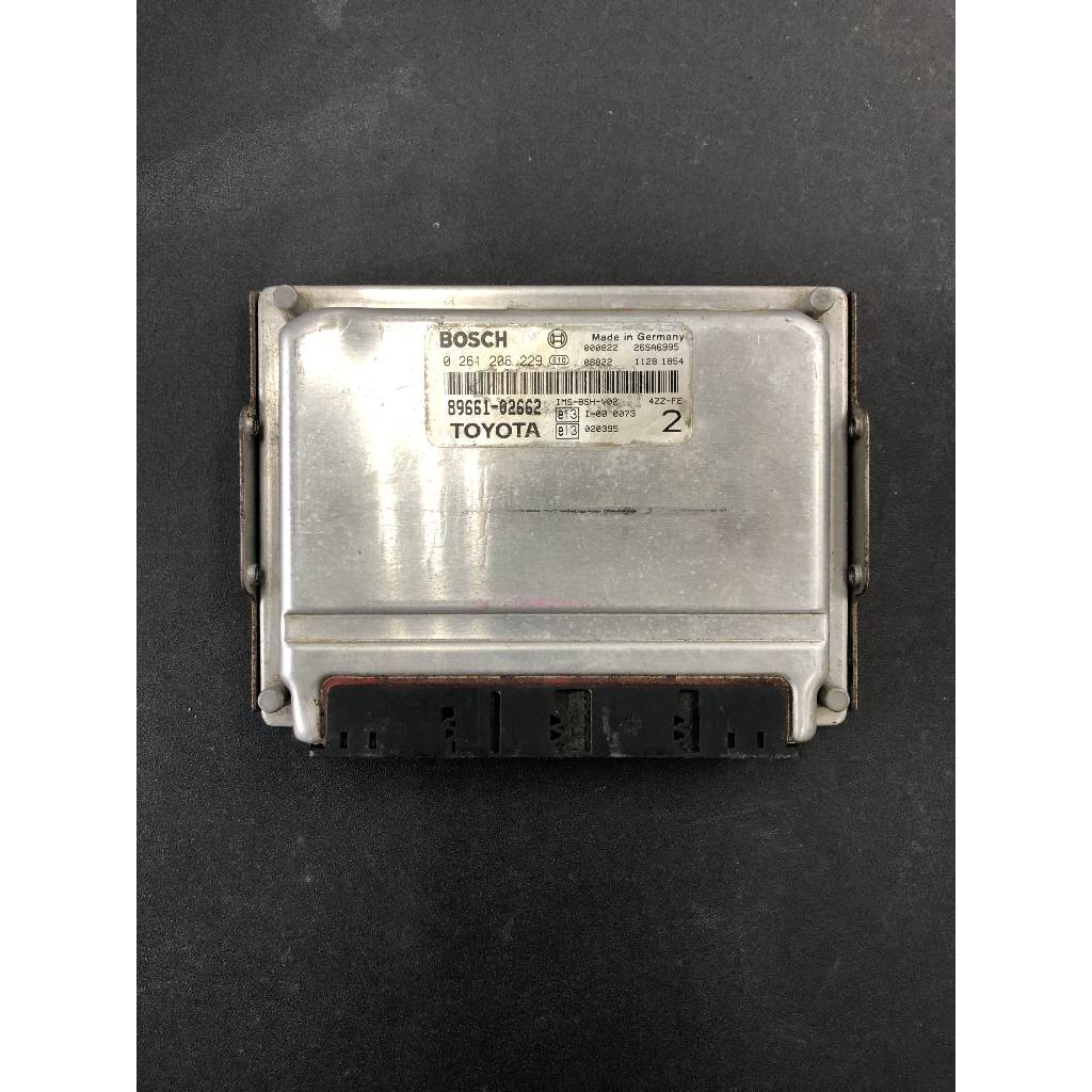 TOYOTA COROLLA Engine Control Unit ECU 4ZZ-FE 89661-02662 used genuine | Shopee Malaysia