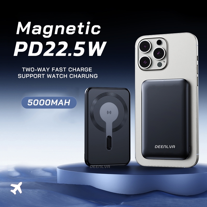 PowerBank PD22.5W Magnetic 10000mAh Power Bank Fast Charge External ...