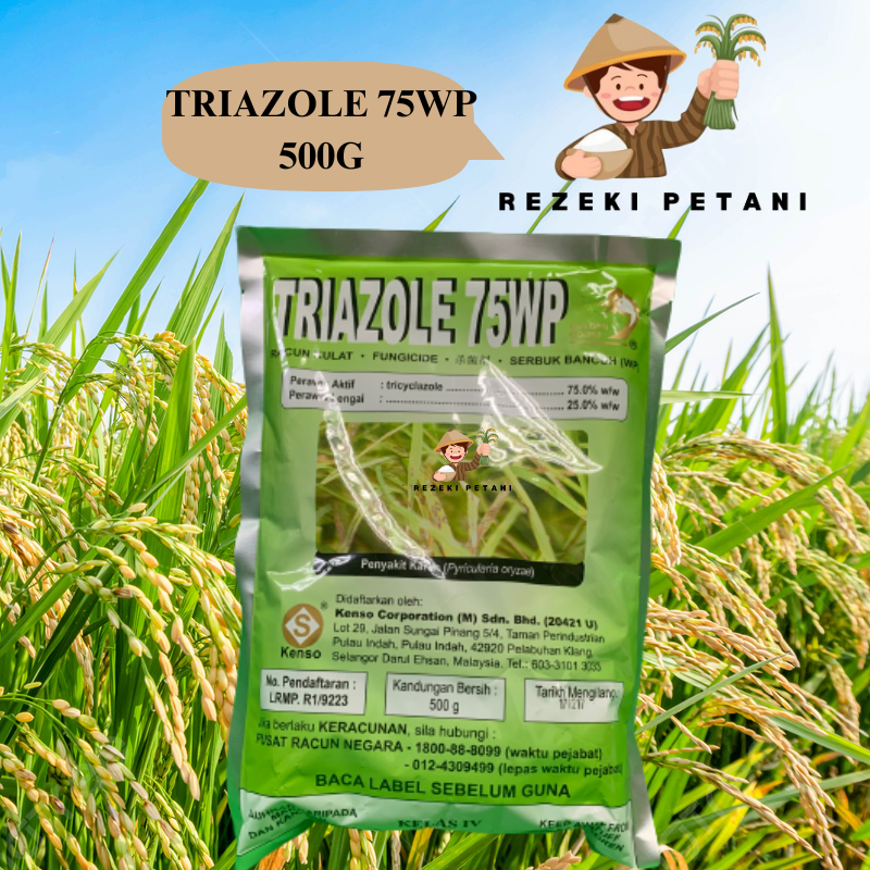 [ORIGINAL] 500G TRIAZOLE 75WP KENSO/Reput tangkai/Karah/Beam Lek Citi ...