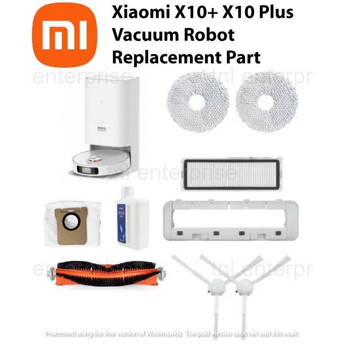 Xiaomi X10+ X10 Plus X20+ Vacuum Robot Compatible Part Main Brush Side ...