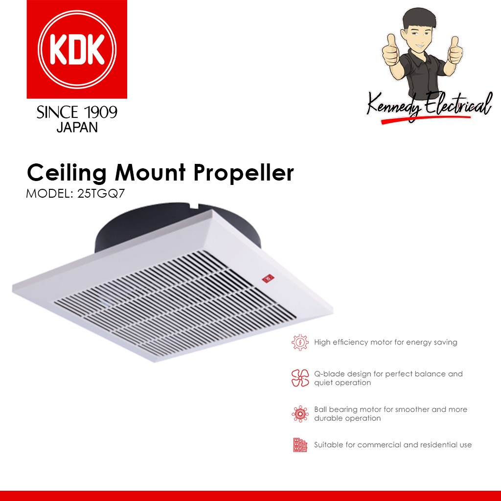 KDK Ceiling Mount Propeller 25TGQ7 | Shopee Malaysia