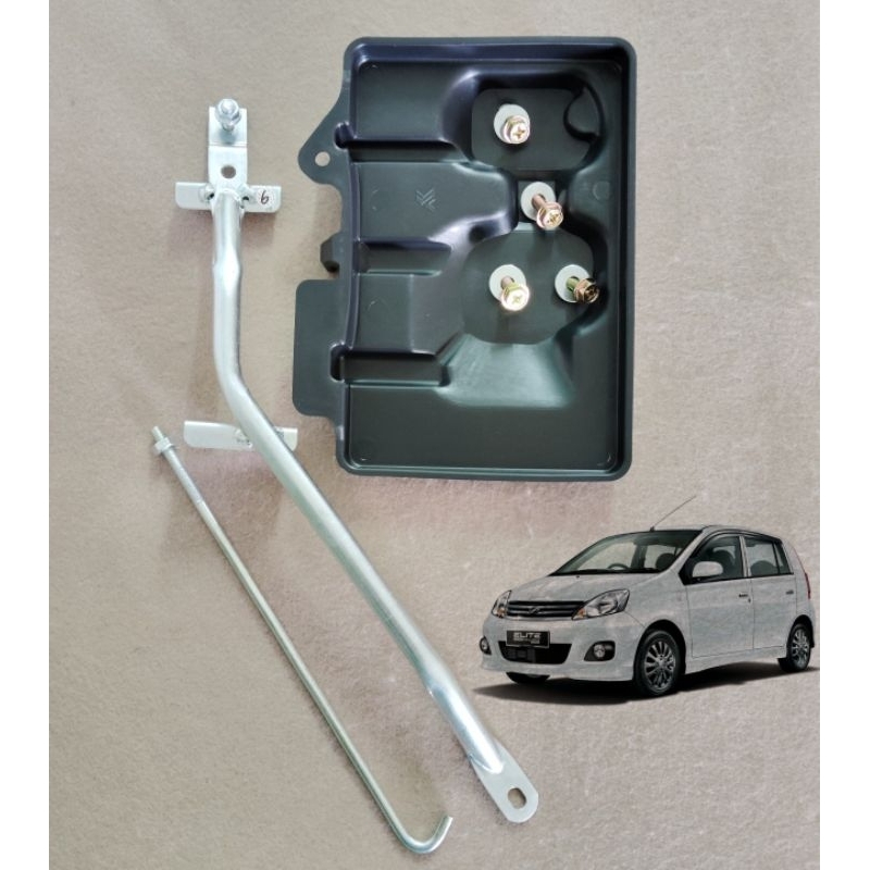 BATTERY TRAY & BATTERY BRACKET SET PERODUA VIVA (ALL) | Shopee Malaysia