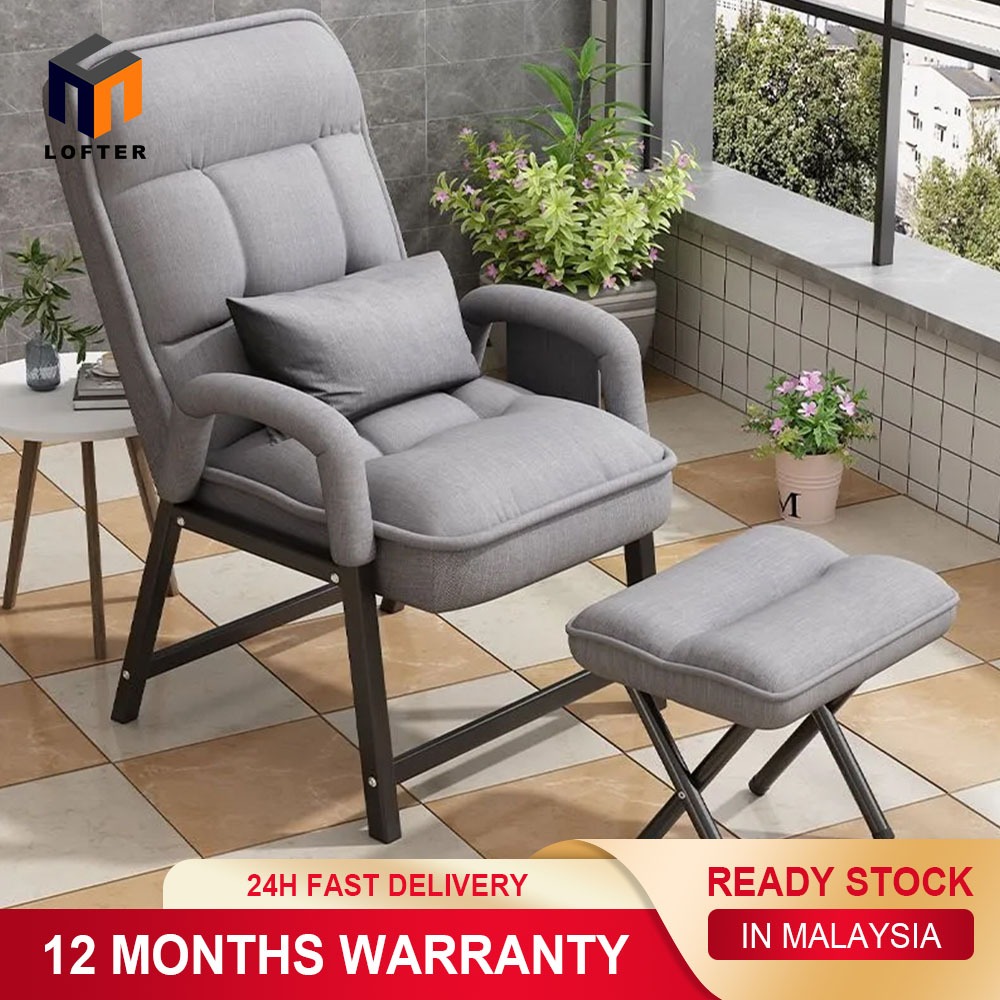 Lazy Chair Adjustable Lazy Sofa Recliner Reclining Ergonomic Seat With ...