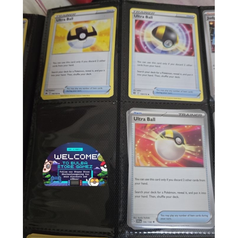 Ultra Ball 196/198 SV01 150/172 SWSH09 Brilliant Stars BS 146/159 CZ ...