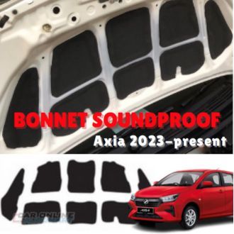 Perodua Axia New / 2023 - Now CARFIT Bonnet Sound Proof High Quality ...