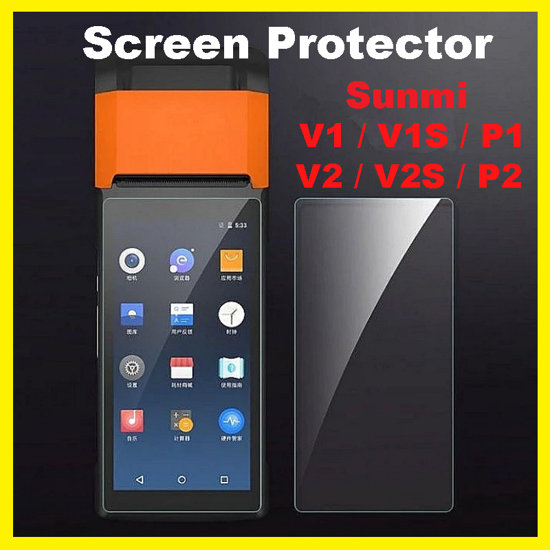 Sunmi V1/ v1S / P1/ V2 / V2s / P2 POS System Protective Film Screen Protector Clear Matte 1pc ...