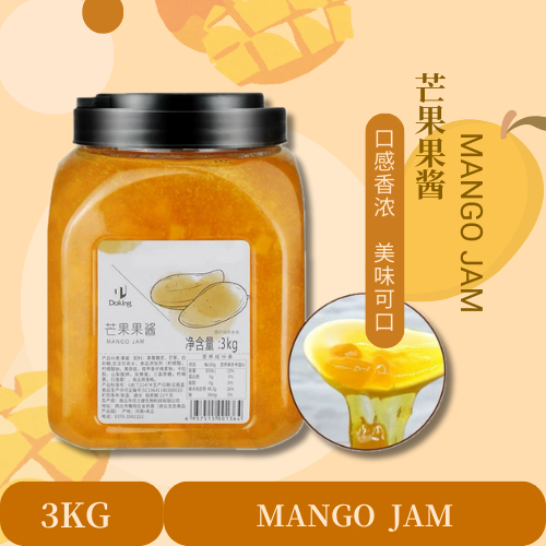 MANGO JAM 3KG 芒果果酱 3KG Milk Tea | Fruit Tea | Bubble Tea | Desserts ...