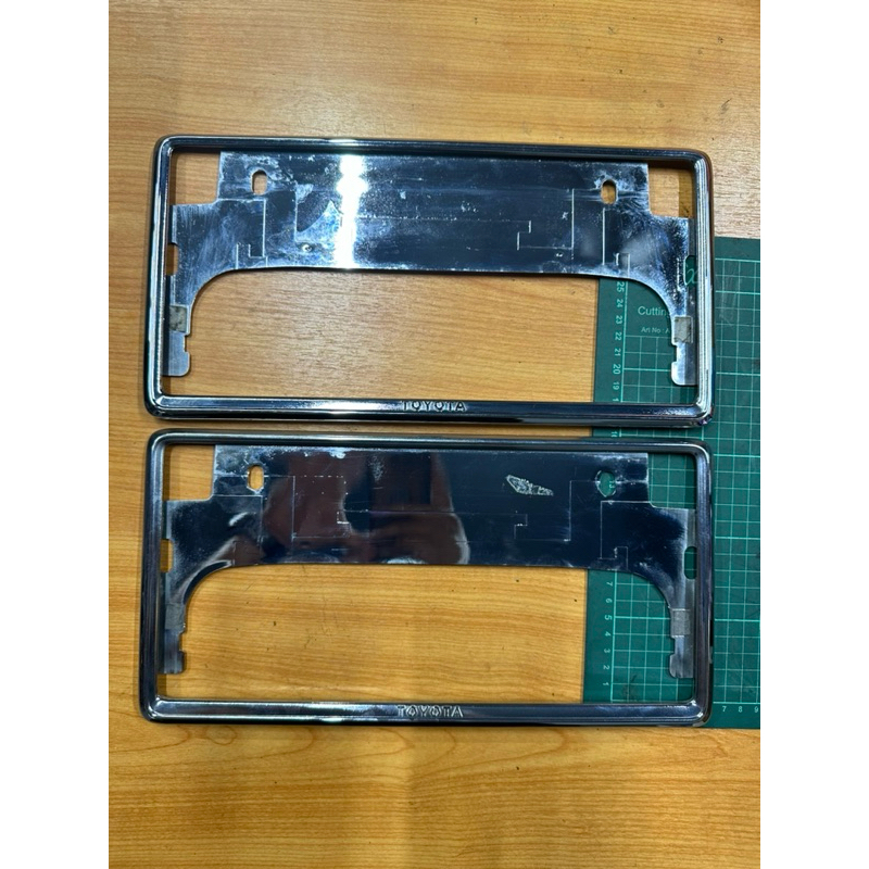 TOYOTA FRAME PLATE CHROME FOR ALL MODEL CAR MYVI VELLFIRE ALPHARD PASSO ...