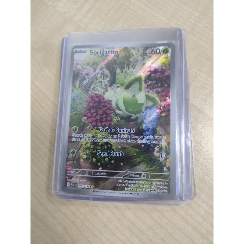Pokemon TCG Sprigatito Illustration Rare Paldea evolved | Shopee Malaysia