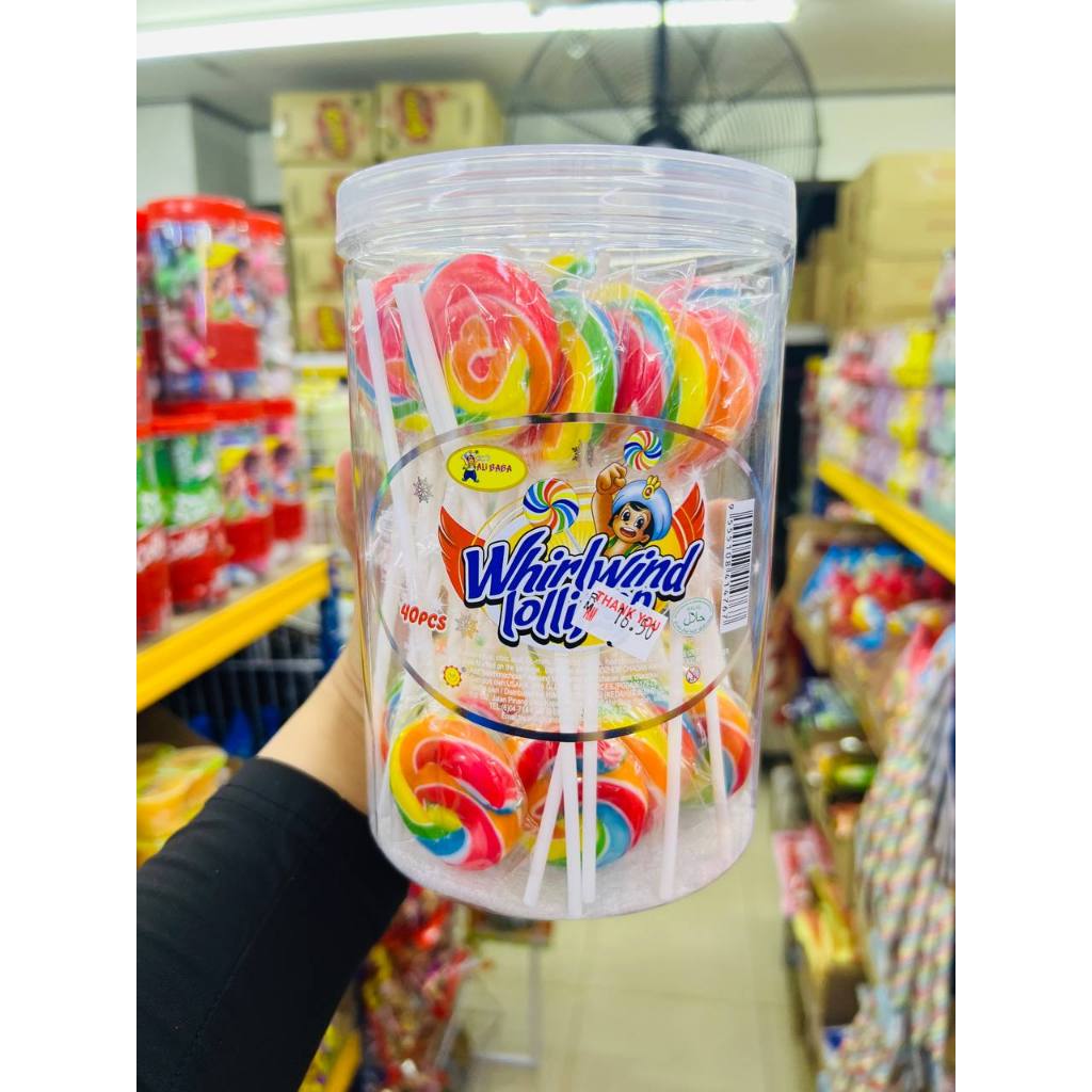 40S* CANDY WHIRLWIND LOLLIPOP HALAL | Shopee Malaysia