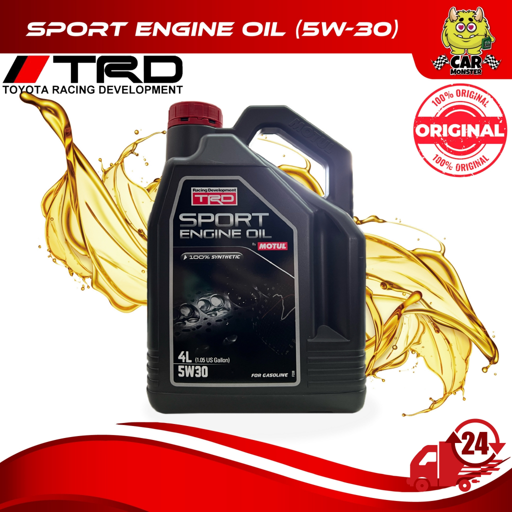 ORIGINAL QR CODE MOTUL TRD 5W30 Sport Engine Oil TOYOTA TRD TOYOTA GR ...