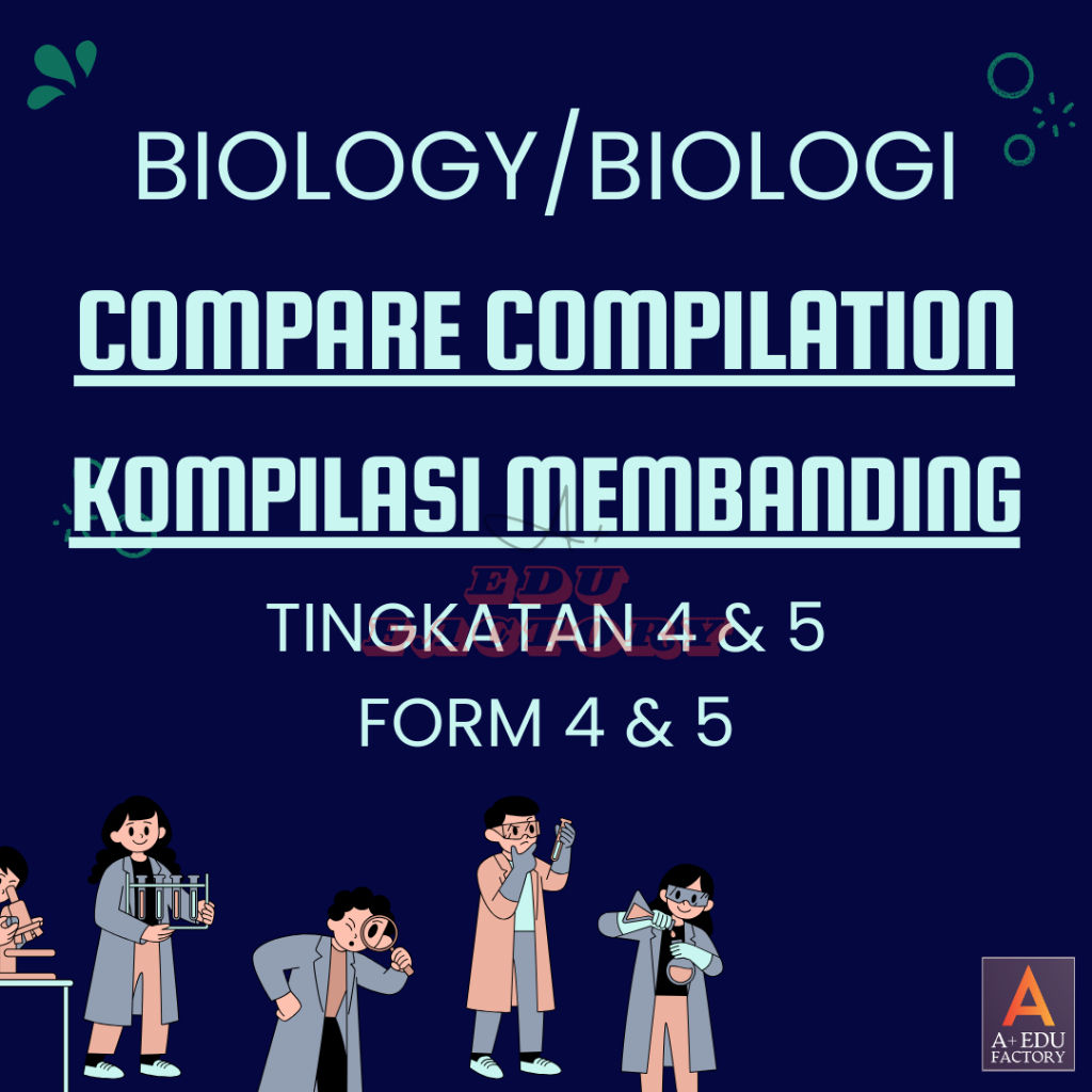 [📚PDF] BIOLOGY/BIOLOGI COMPARE COMPILATION FORM 4 FORM 5 [SPM] KSSM A+ ...