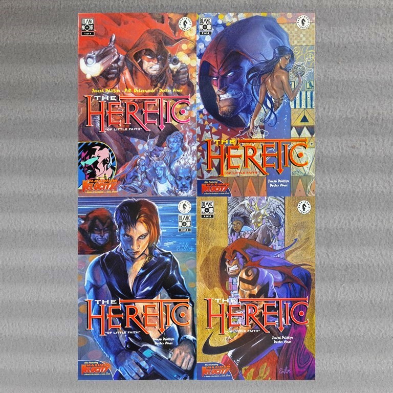 Heretic 4/4 (Complete Set) Dark Horse Comics (I-P) Joseph Phillips, FR ...