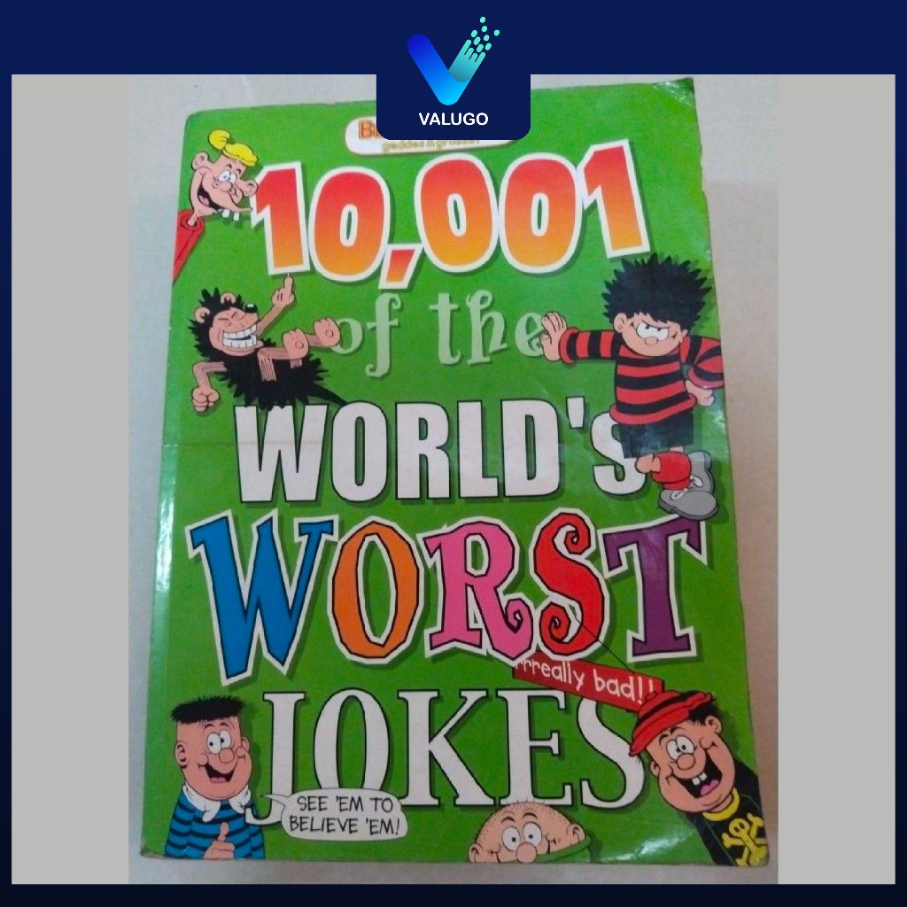 Vintage Beano Books 10,001 of the World Worst Jokes | Shopee Malaysia