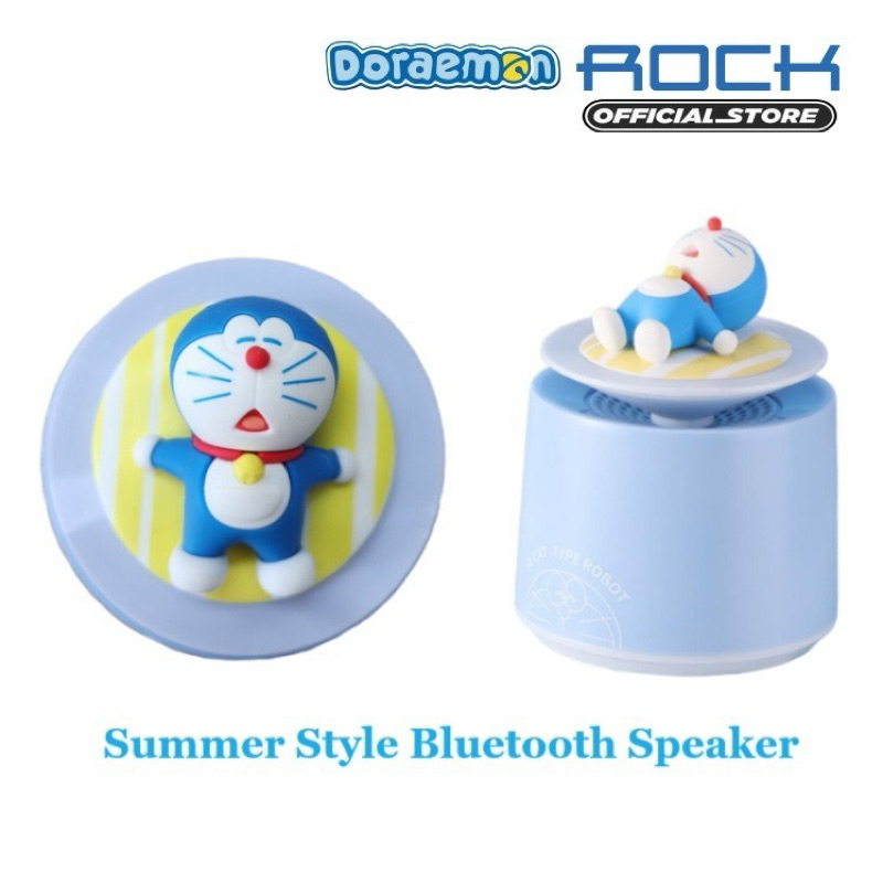 ROCK Doraemon Bluetooth 5.1 Speaker Summer Style (哆啦A梦) | Shopee Malaysia