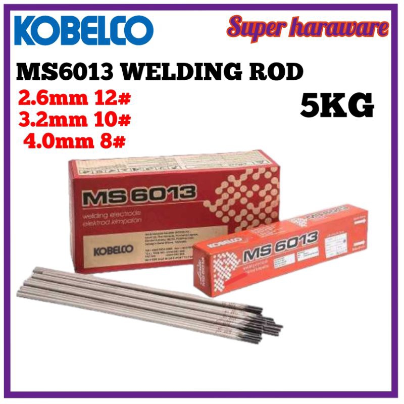 Kobelco/Linde Mox Welding Electrode MS 6013 1Beg X 5KG/welding rod | Shopee Malaysia