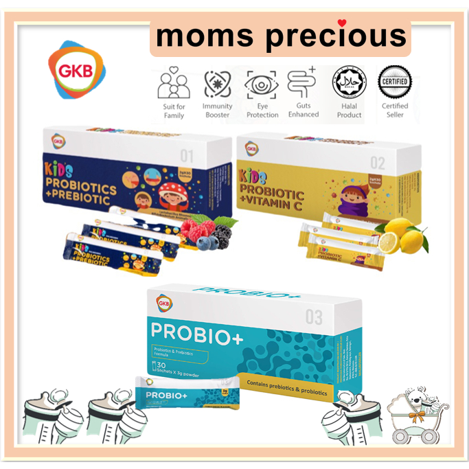 [ Halal Certified ] GKB Kids Probiotics /Prebiotic /Vitamin C / Probio ...