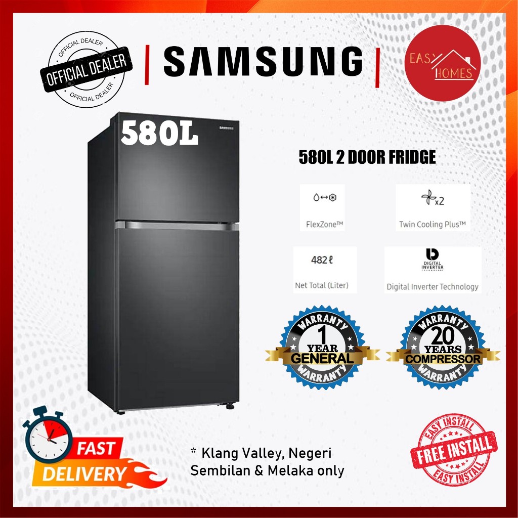 Samsung Fridge RT18M6211SG Top Mount Freezer Inverter Refrigerator ...