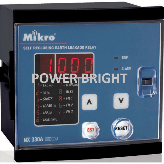 MIKRO NX330A 230V SELF-RECLOSING EARTH LEAKAGE RELAY | Shopee Malaysia