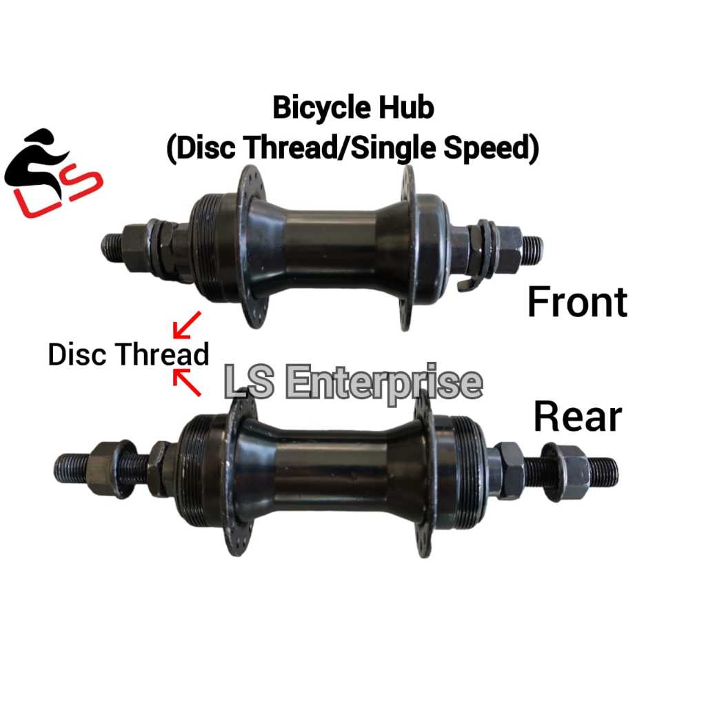 Bicycle Hub Disc Hub 36H 28H 20H Front Rear Single Speed MTB Basikal ...