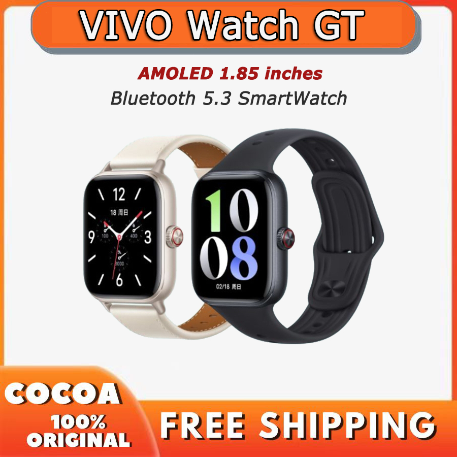VIVO Watch GT AMOLED 1.85 inches Blue OS Compatible with standard 22mm ...