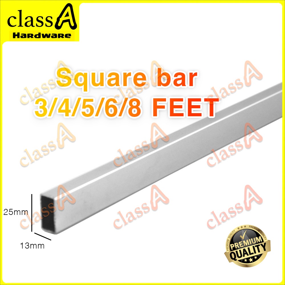 ClassAHW Chrome Steel Square Bar Hanging Clothes Accessories Gadget ...