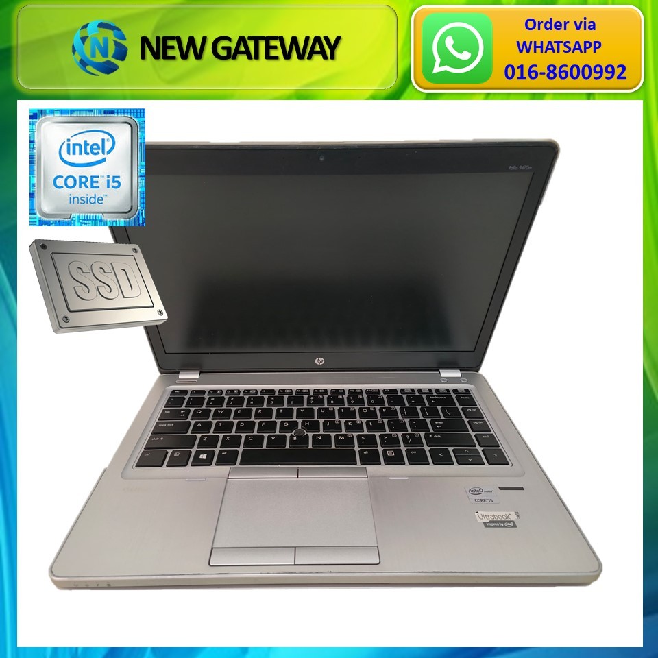 HP ELITE 9470M NOTEBOOK LAPTOP WITH SSD HARD DISK (USED) | Shopee Malaysia