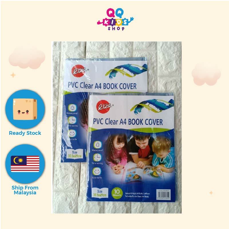 Elite A4 Pvc Clear Book Cover 包書紙 Cover Buku | Shopee Malaysia