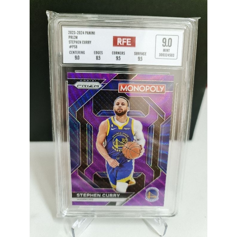 PANINI NBA CARD 23-24 PRIZM STEPHEN CURRY GRADING RFE 9.0 MINT | Shopee ...