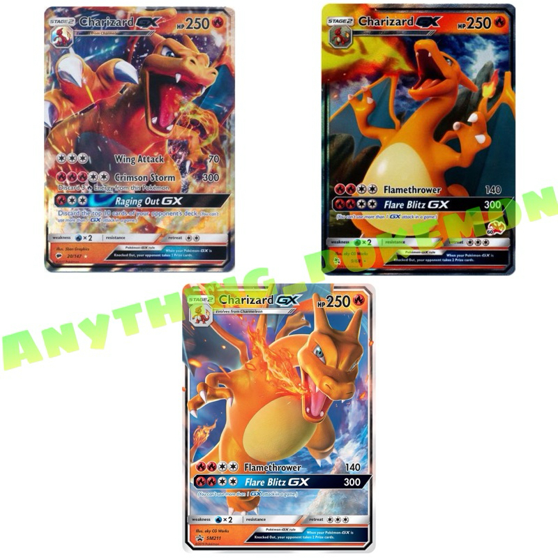 Pokemon Card - Charizard GX (20/147), (9/68), (SM211) - Ultra Rare ...