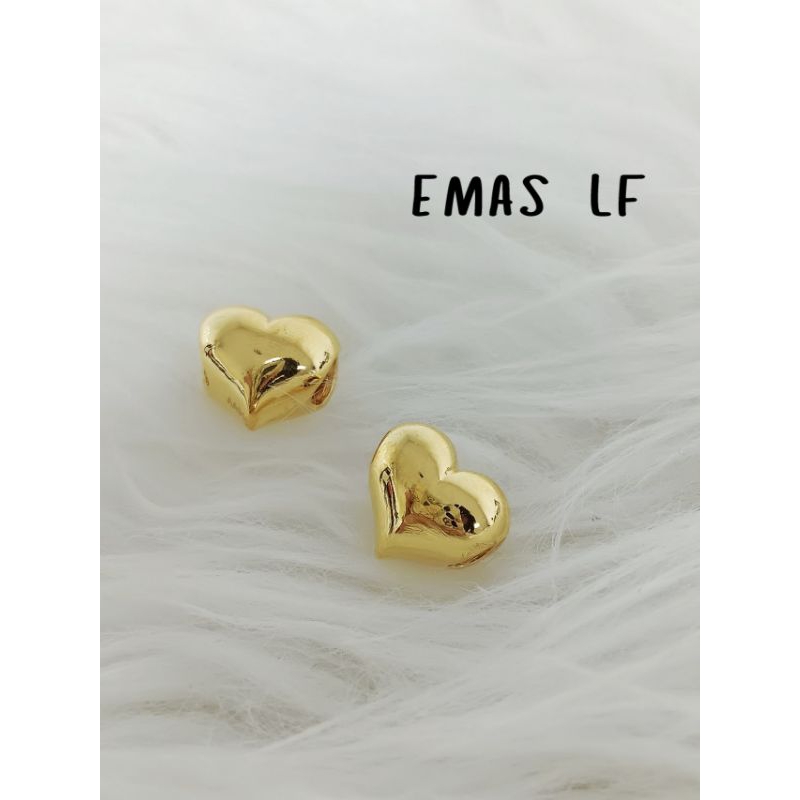LF Emas 916 love hard gold Loket/charm/bead bajet Ready Stock | Shopee ...