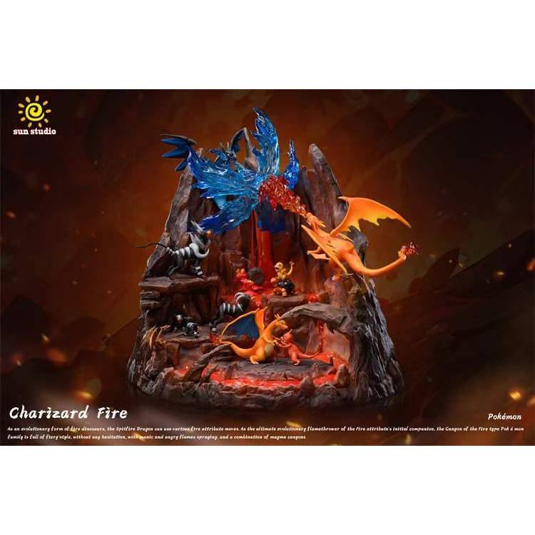 Sun Studio - Charizard Valley Pokemon Resin Statue GK Anime Figure ...