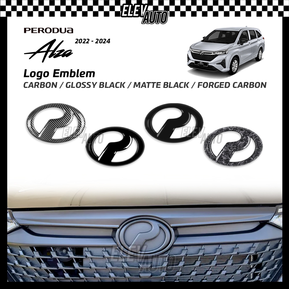 Perodua Alza 2022-2024 3D Logo Emblem Trim Front Rear Perodua Emblem ...