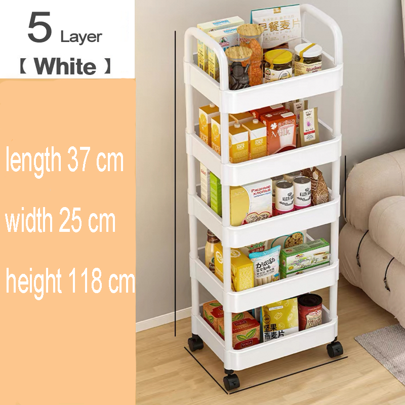 Trolley Rack Storage Trolley Kitchen Rack With Wheel Troli Barang ...
