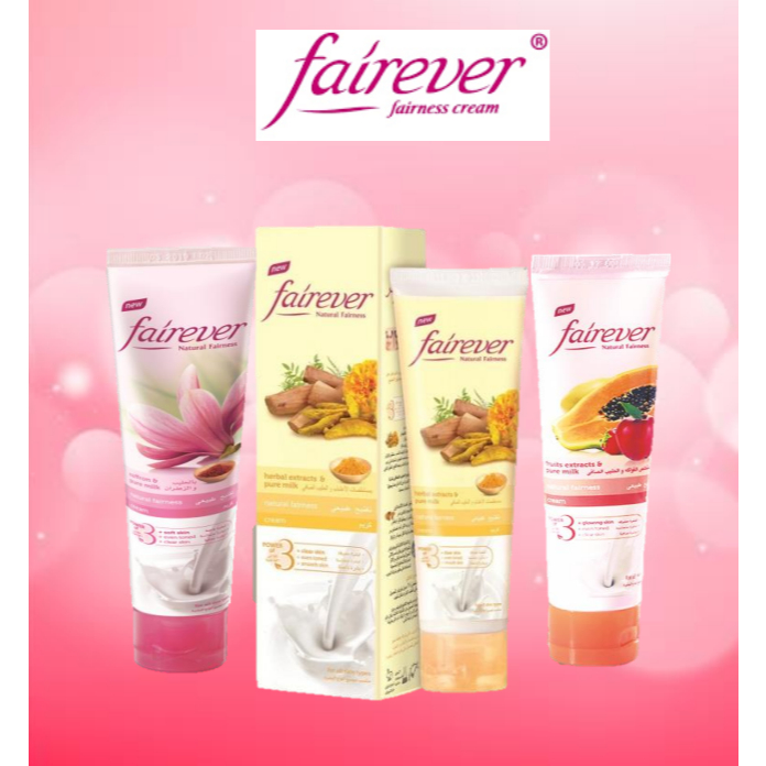 Fairever Natural Fairness Cream Saffron, Fruit Extracts, Herbal ...