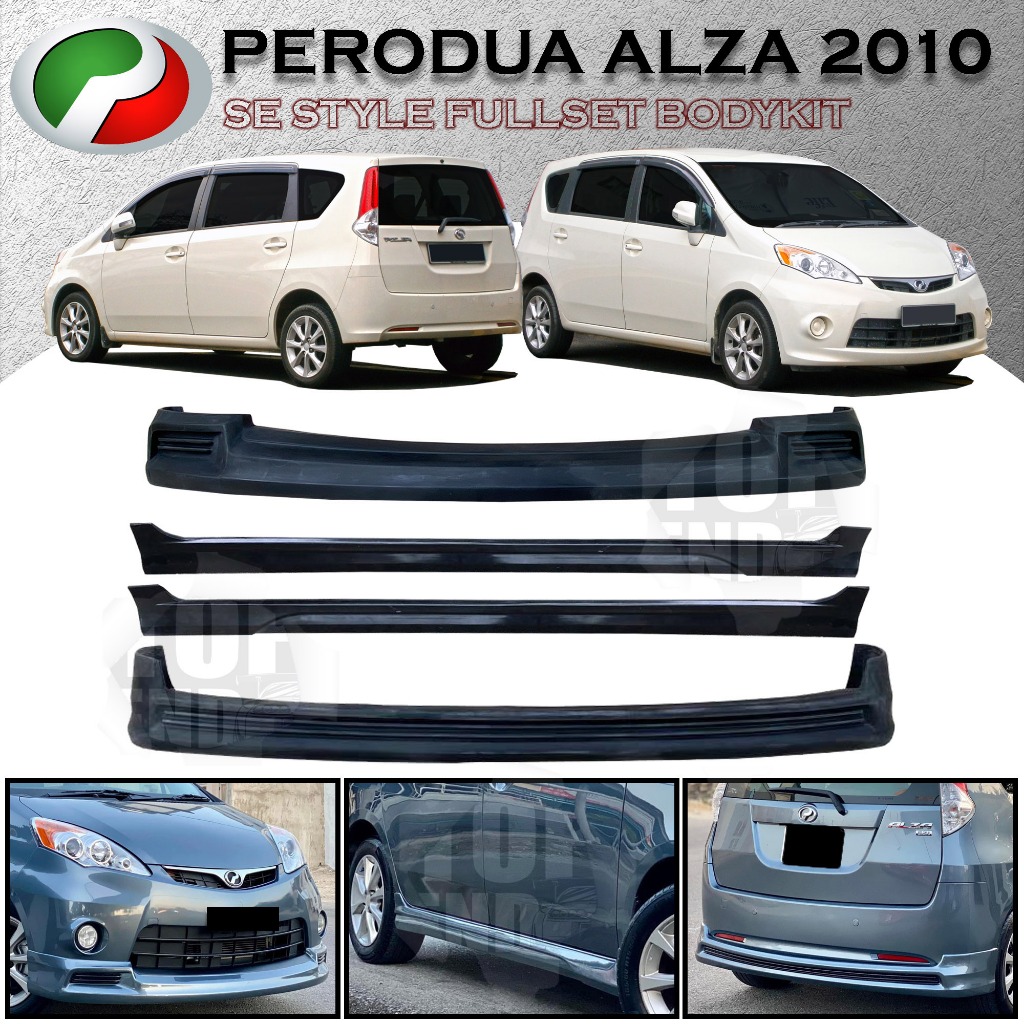 PERODUA ALZA SE 2010 STYLE BODYKIT FRONT SKIRT SIDE SKIRT REAR SKIRT ...