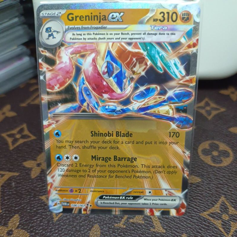 Greninja ex - 106/167 Ultra Rare (Twilight Masquerade) Pokemon TCG Card 2024 | Shopee Malaysia